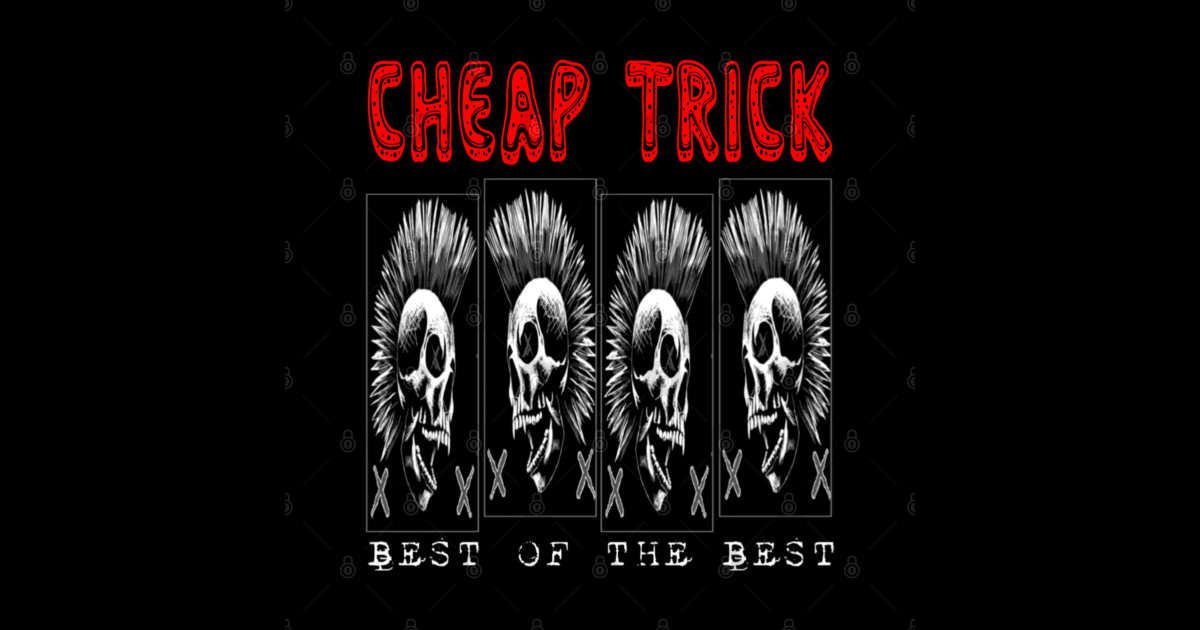 Cheap trick skull - Cheap Trick - Sticker | TeePublic