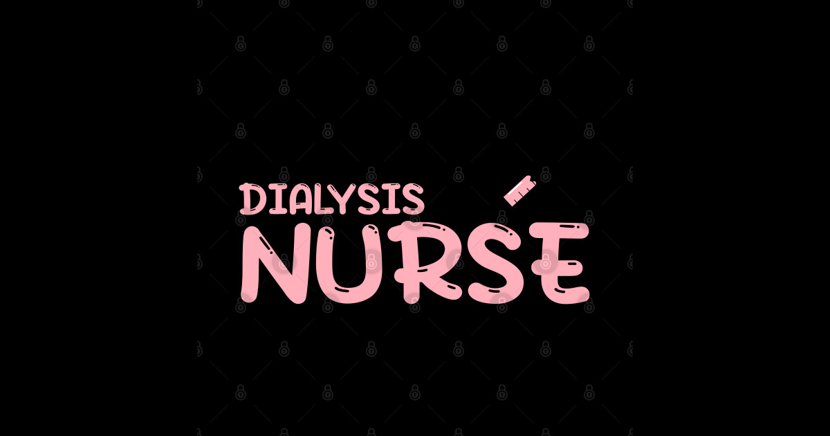 Dialysis Nurse Red - Dialysis Nurse - Sticker | TeePublic