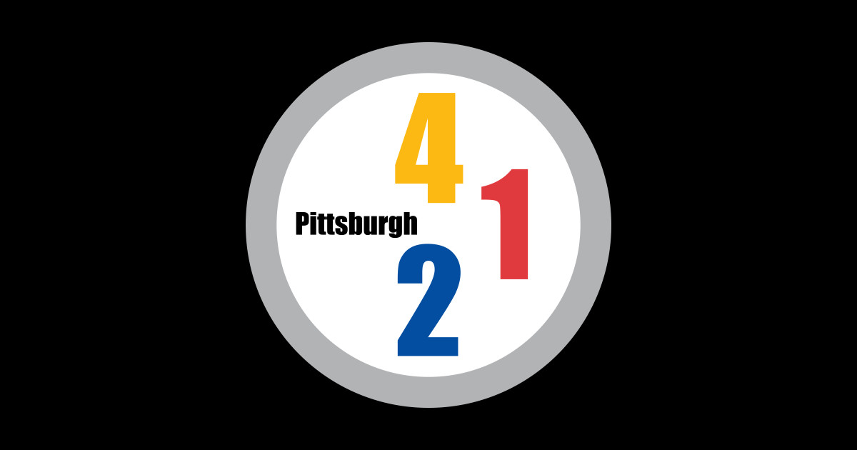 412 Pittsburgh Logo - 412 Pittsburgh - Sticker | TeePublic