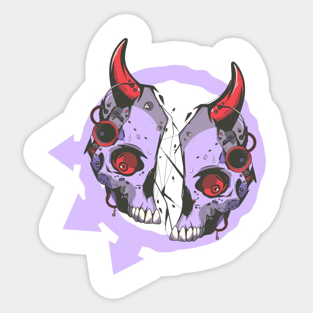 Terminator T-800 Skull - Terminator T 800 Skull - Sticker | TeePublic