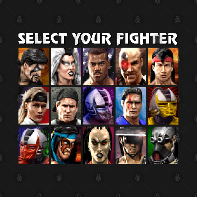 Select Your Fighter Mortal kombat 3 - Mortal Kombat - T-Shirt | TeePublic