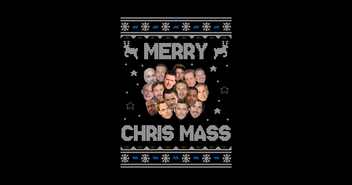 Merry Chris Mass Christmas - Christmas - Posters and Art Prints | TeePublic