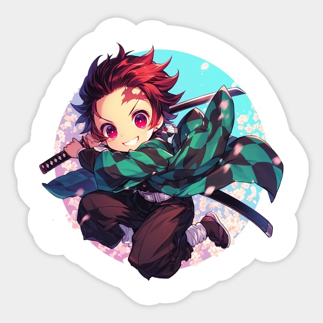 tanjiro - Tanjiro - Sticker | TeePublic