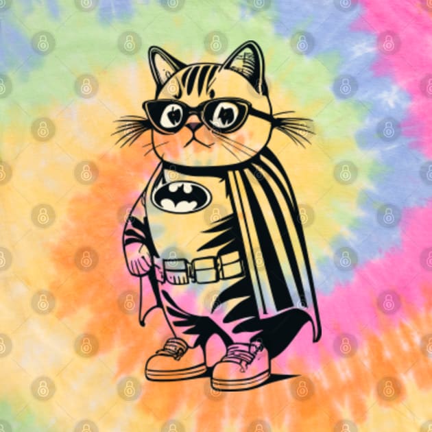 Catman Batman Tie Dye T-Shirt sold by Australia | SKU 89100439 | Printerval