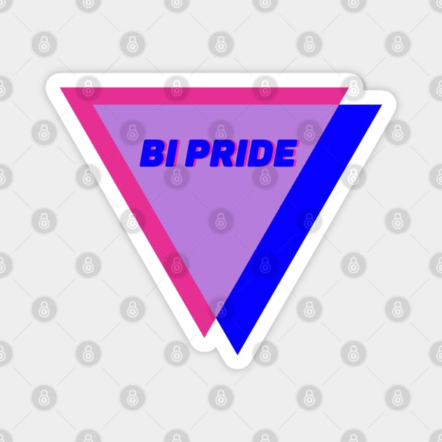 Biangle Bi Pride - Bi Pride - Magnet | TeePublic