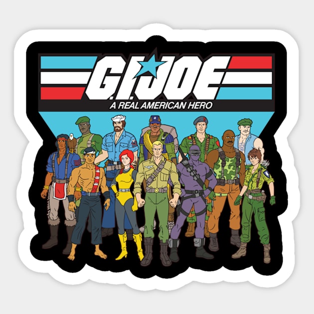 GI Joe Cartoon - Gi Joe Cartoon - Sticker | TeePublic