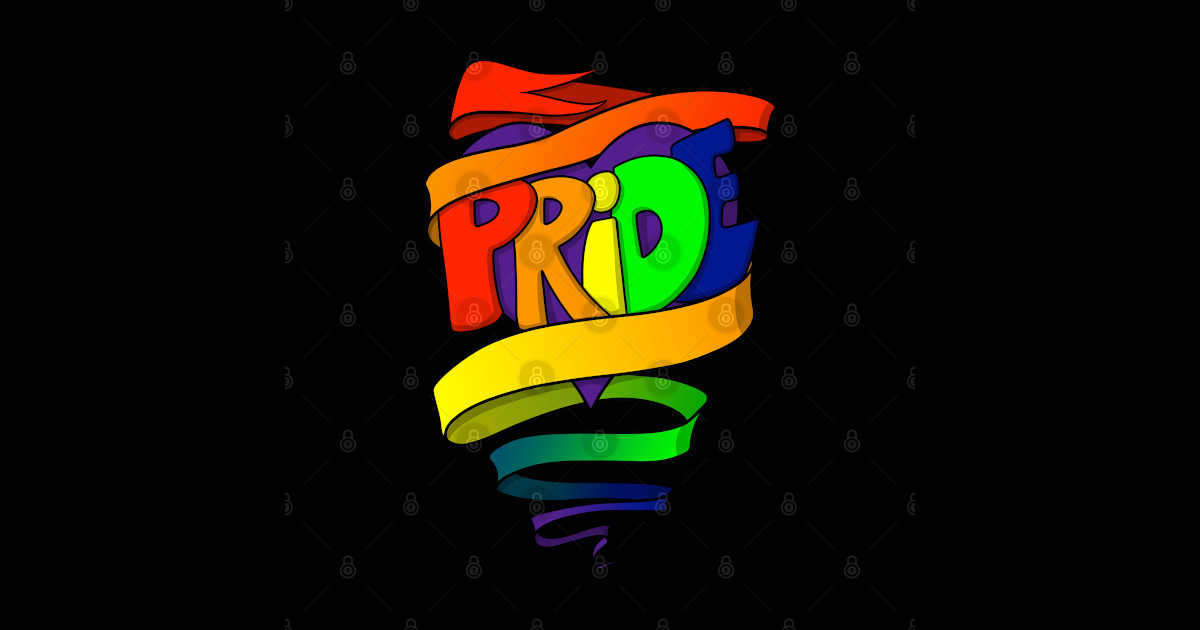 Pride Streamer - Pride - Posters and Art Prints | TeePublic
