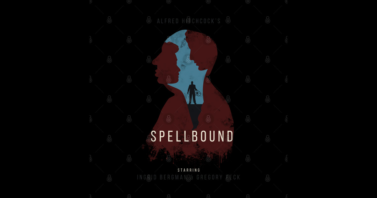 Alfred Hitchcock's Spellbound - Alfred Hitchcock - Sticker | TeePublic