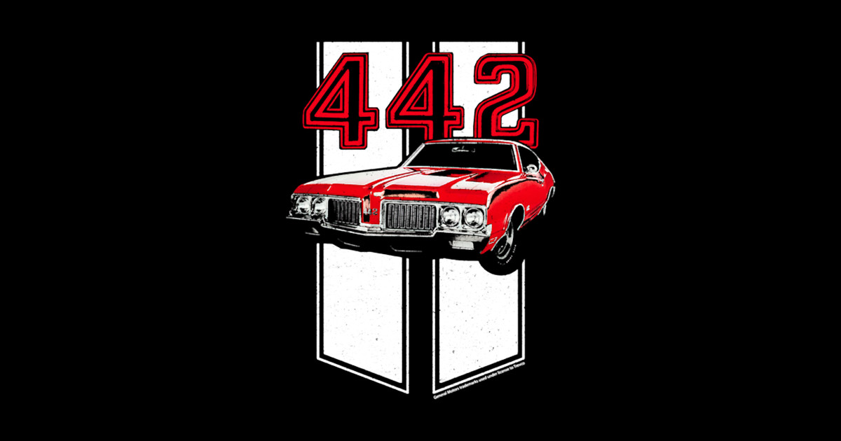Oldsmobile - 442 - Vintage Car - Sticker | TeePublic