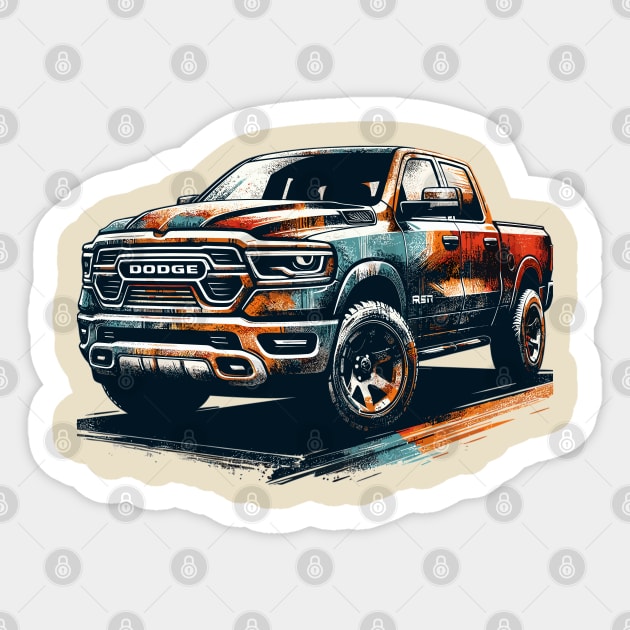 Dodge Ram 1500 - Dodge Ram 1500 - Sticker | TeePublic