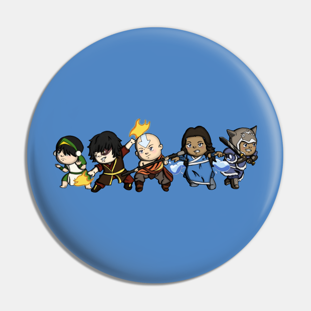 Team Avatar - Avatar The Last Airbender - Pin | TeePublic