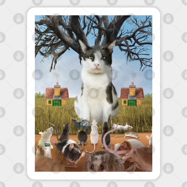 Red Light Green Light Cat - Squid Games - Sticker | TeePublic