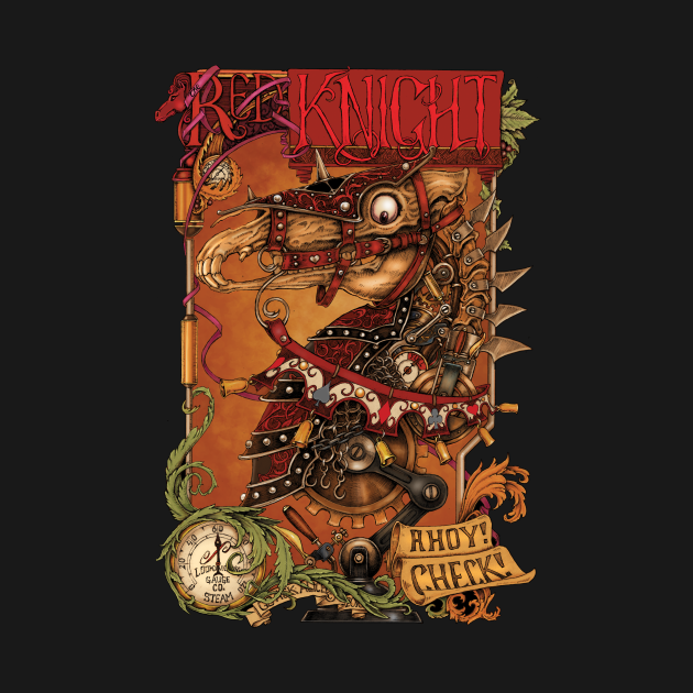 The Red Knight - Alice In Wonderland - T-Shirt | TeePublic