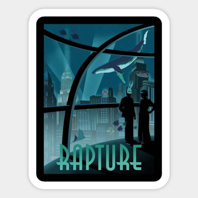 Bioshock Rapture - Rapture City - Sticker | TeePublic