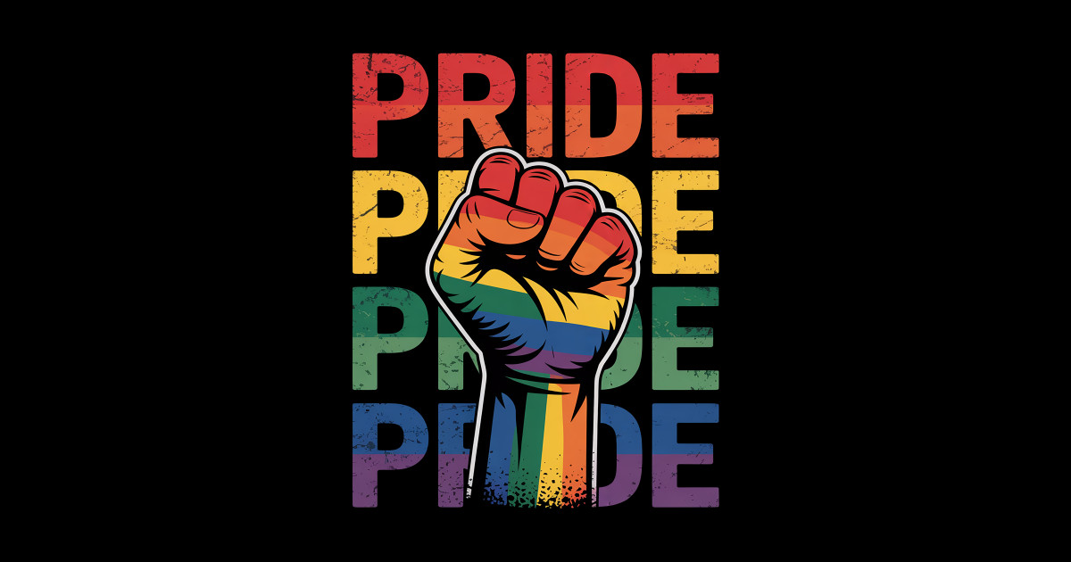 LGBT Rainbow Flag Pride Fist Revolution Pride Month LGBTQ - Lgbt ...