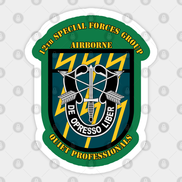 12th Special Forces Group - 12th Special Forces Group - Sticker | TeePublic