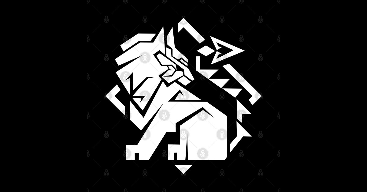 Genshin Impact Dehya Emblem - White - Genshin Impact - Sticker | TeePublic