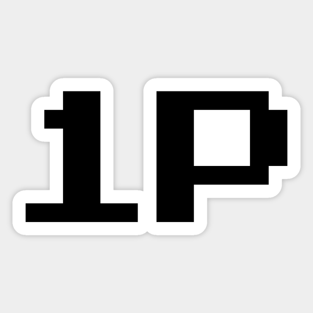 Player 1 - Video Games - Sticker | TeePublic