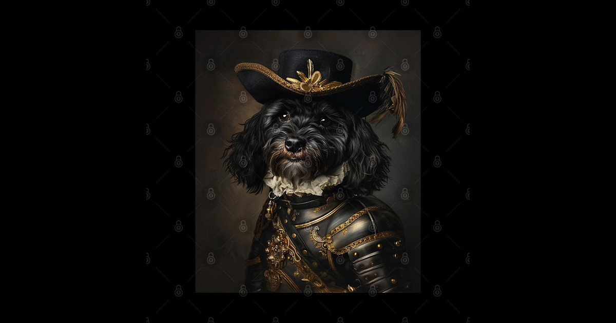 Dashing Black Havanese - Medieval Cuban Conquistador - Royal Dog ...