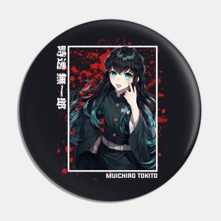 Demon Slayer Muichiro Tokito Pins and Buttons for Sale | TeePublic