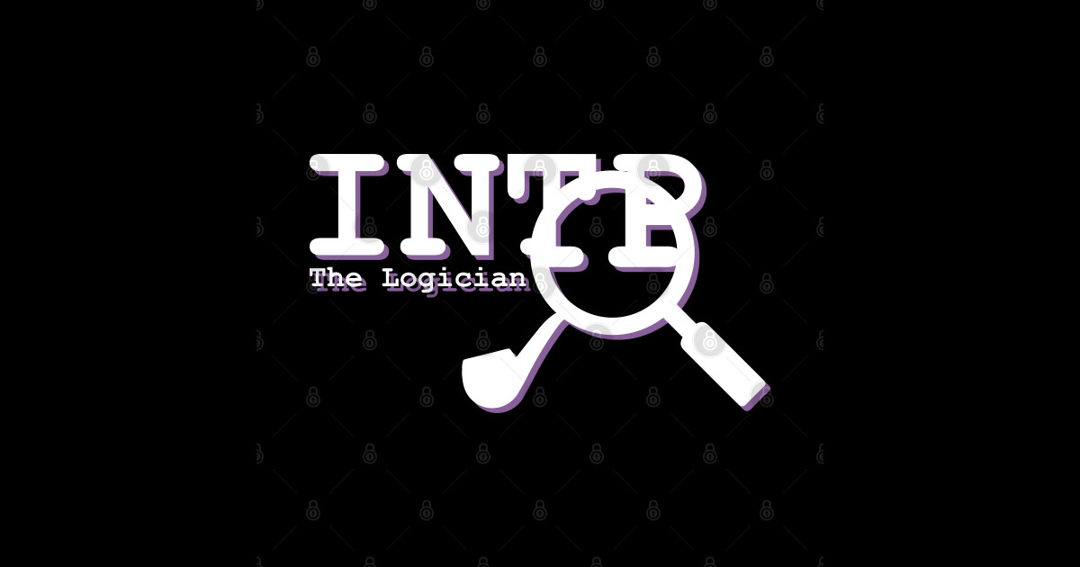 INTP The LOGICIAN MBTI types 2D Myers Briggs personality gift with icon ...
