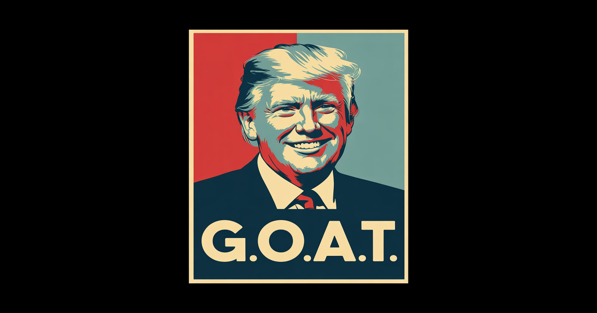 Mens Trump GOAT 45th Presidential Election 2025 Republican - Mens Trump ...