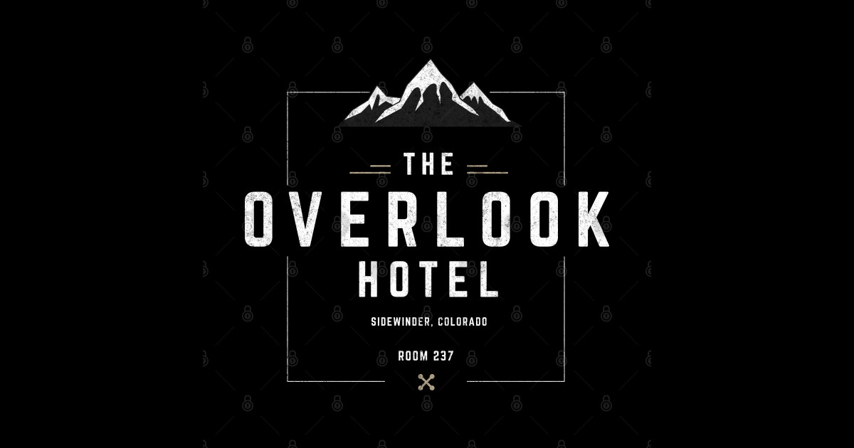 Overlook Hotel modern logo - Overlook Hotel - Sticker | TeePublic