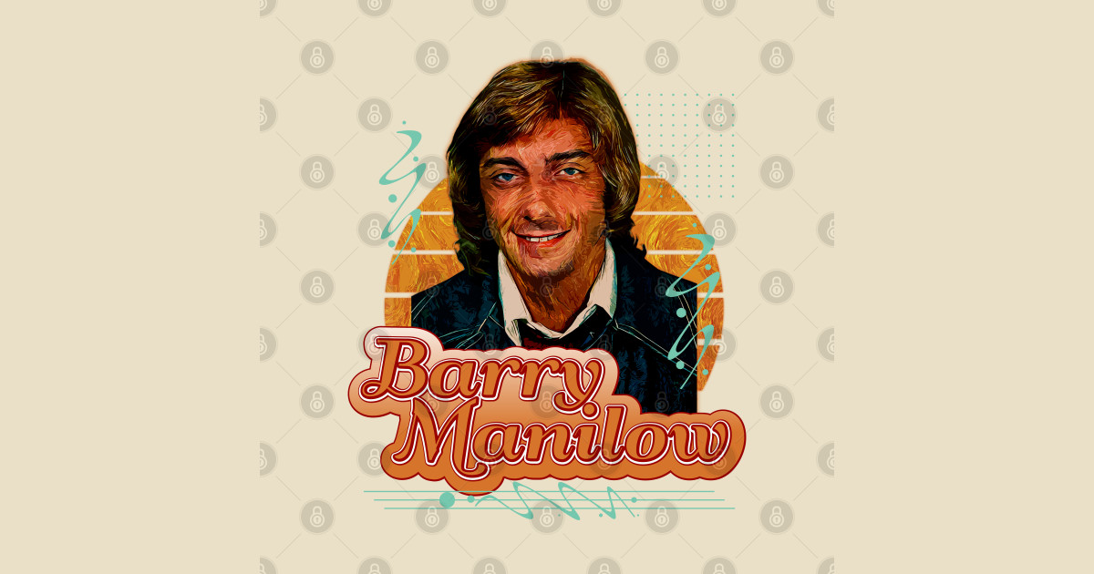 Barry Manilow \\ Retro Art - Barry Manilow - T-Shirt | TeePublic