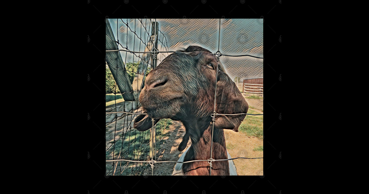 Goat A1 - Goat - Sticker | TeePublic