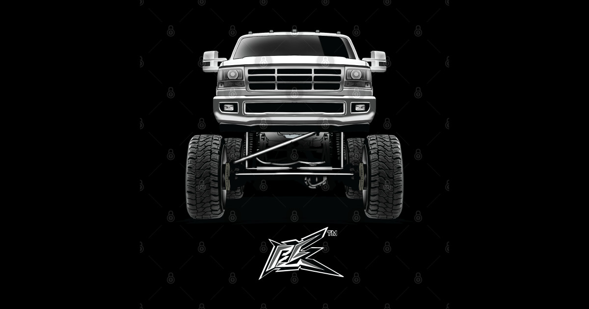 FORD f250 obs white - Ford F250 Obs - Sticker | TeePublic