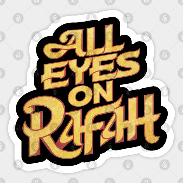All Eyes on Rafah - All Eyes On Rafah - Sticker | TeePublic