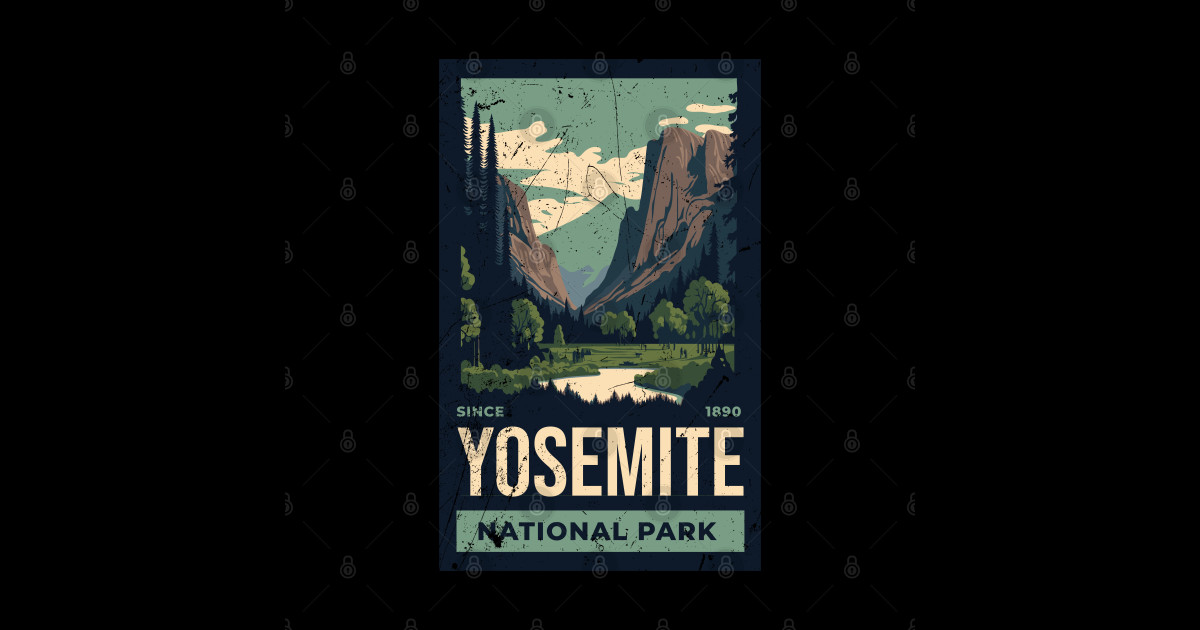 Yosemite national park Amazing Park - Yosemite - Sticker | TeePublic