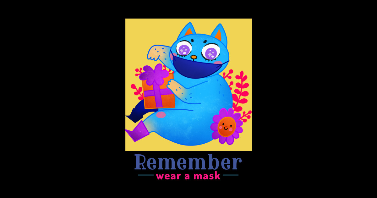 Remember wear a mask - Remember Wear A Mask - Sticker | TeePublic