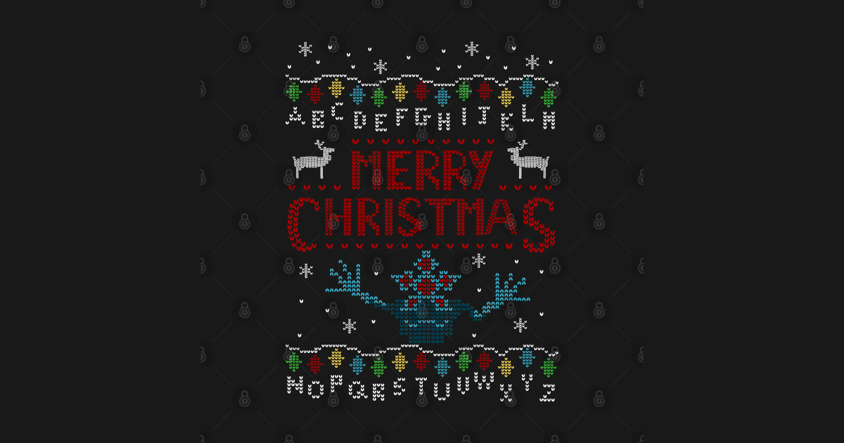 MERRY CHRISTMAS - demogorgon - Stranger Things - T-Shirt | TeePublic