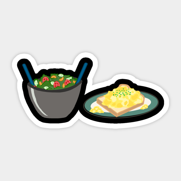 Frasier Toss Salad and Scrambled Eggs - Frasier - Sticker | TeePublic