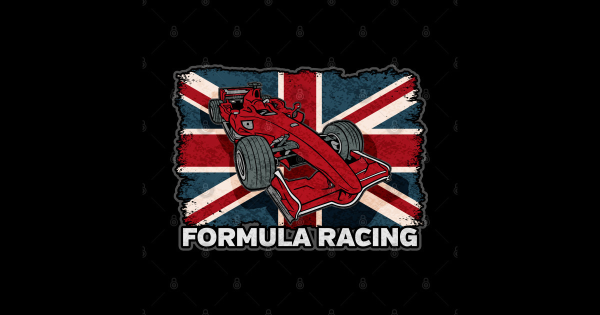 Formula Racing UK Flag - Formula 1 - Sticker | TeePublic