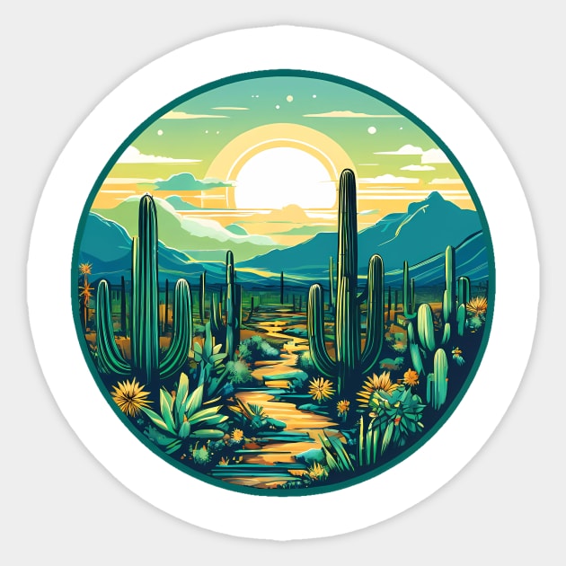 Saguaro National Park - Saguaro - Sticker | TeePublic