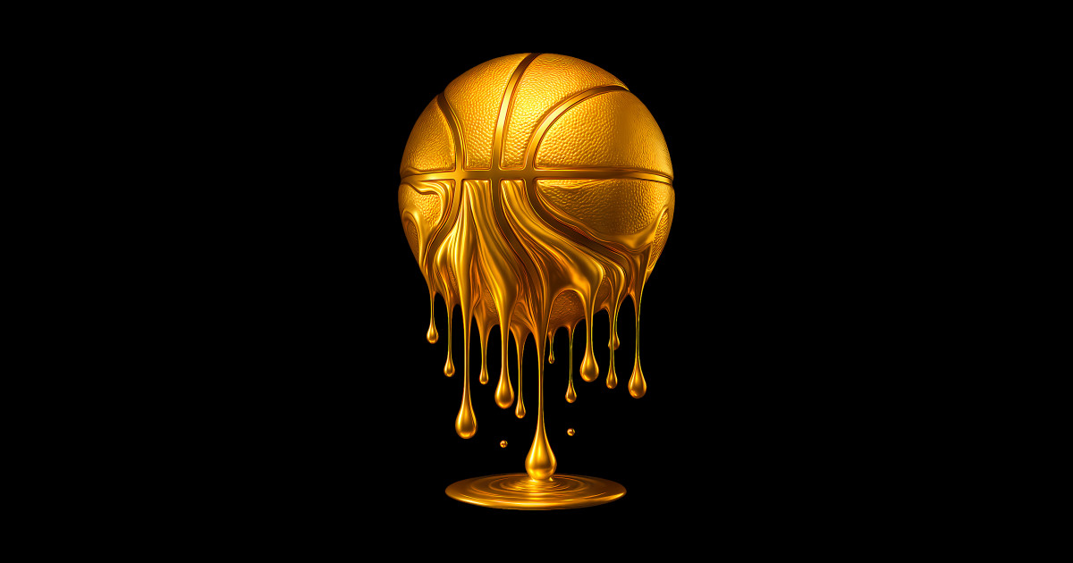 Dripping Gold Basketball Respect The Drip Basketball Hoop - Dripping ...