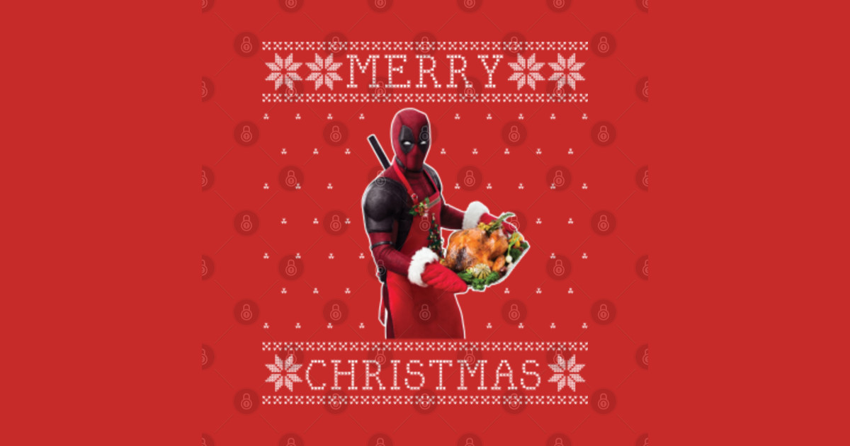 Deadpool - Merry Christmas - Deadpool - T-Shirt | TeePublic