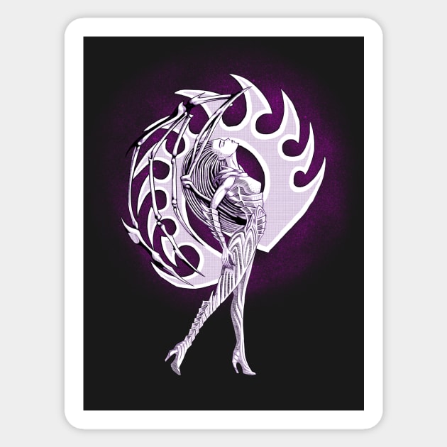 Comic Style Kerrigan - Starcraft - Sticker | TeePublic