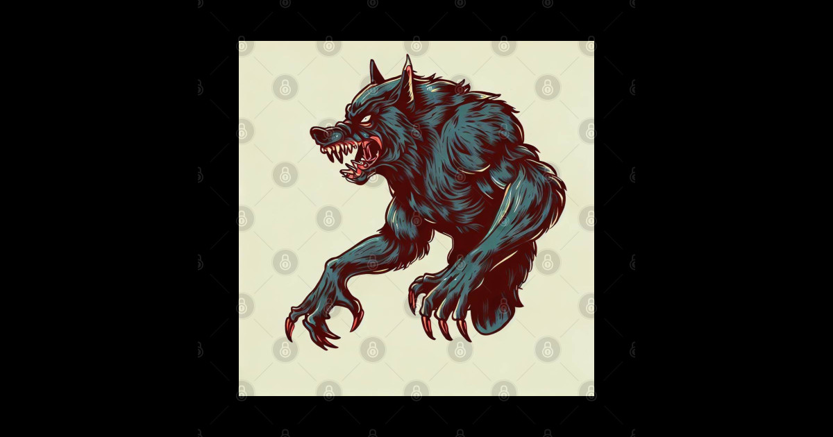 WEREWOLF - Werewolf - Sticker | TeePublic