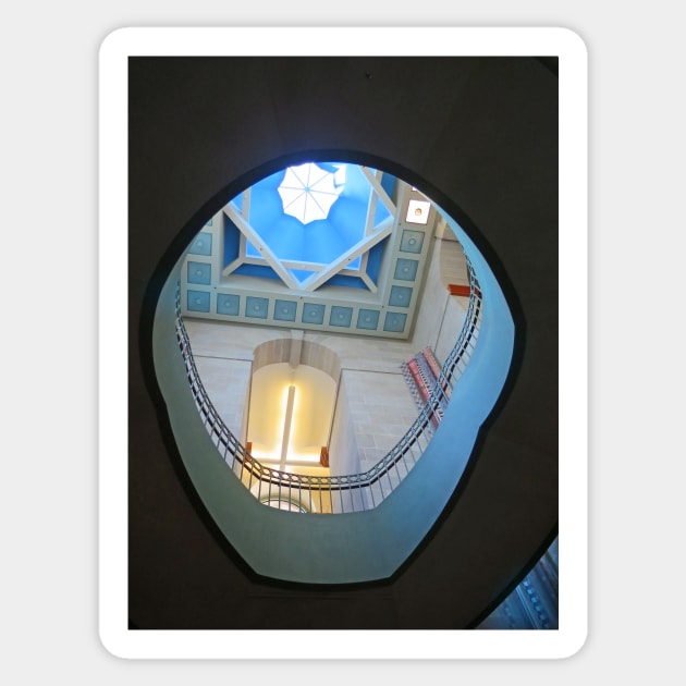 Angular Skylights at the Museum - Architecture - Sticker | TeePublic