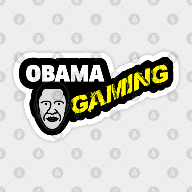 Obama Gaming - Tonyzaret - Sticker | TeePublic