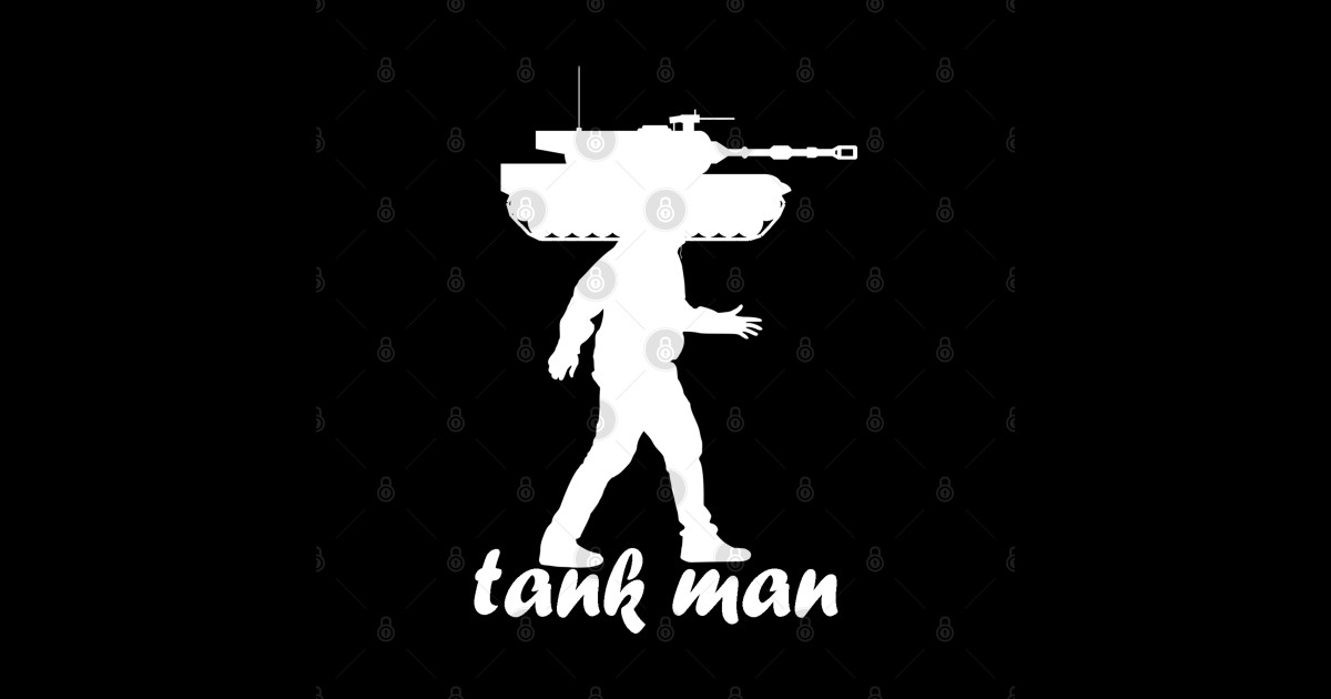 tank man - Tank Man - Sticker | TeePublic