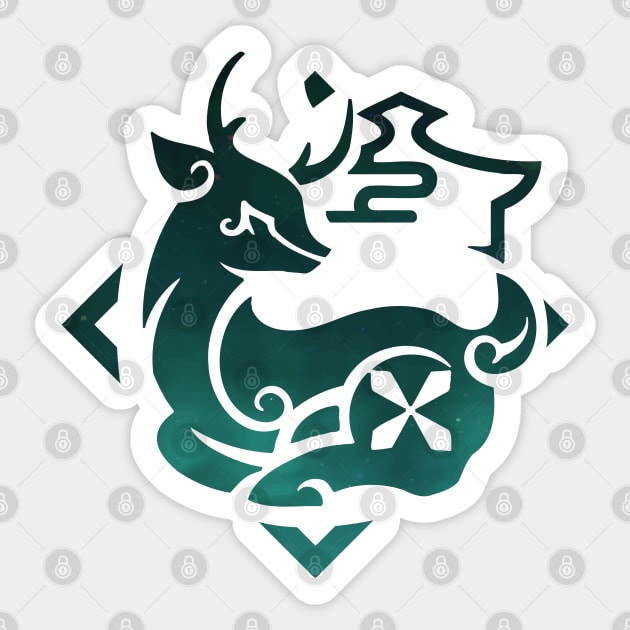 Genshin Impact Heizou Emblem - Constellation - Genshin Impact - Sticker ...