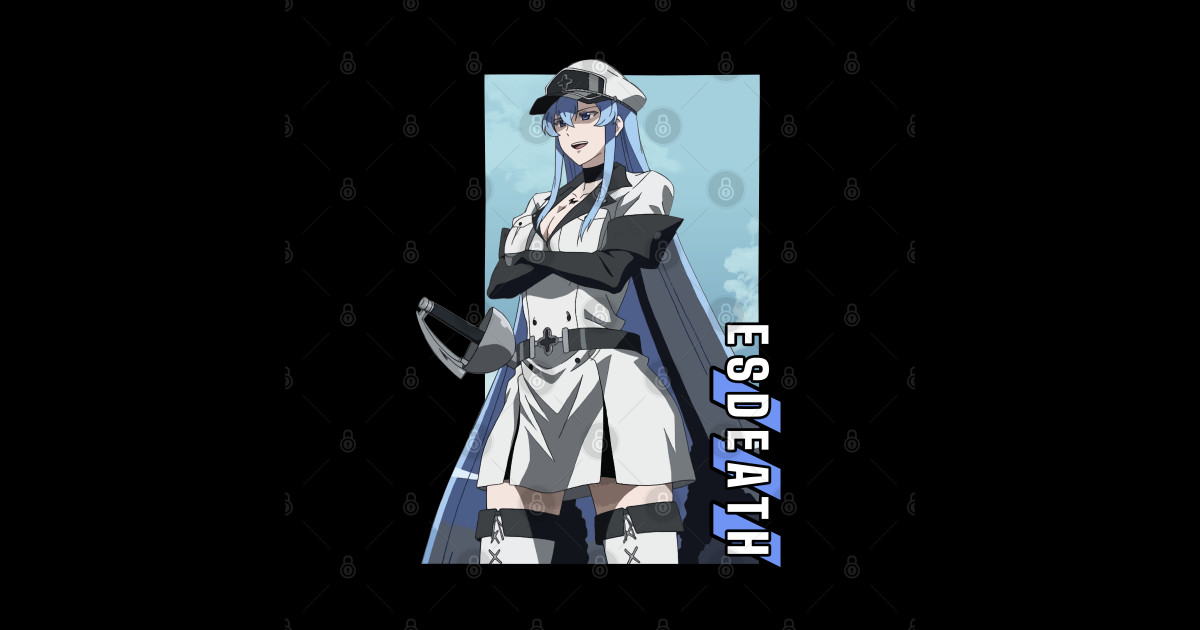 Akame ga kill - Esdeath - Esdeath - Posters and Art Prints | TeePublic