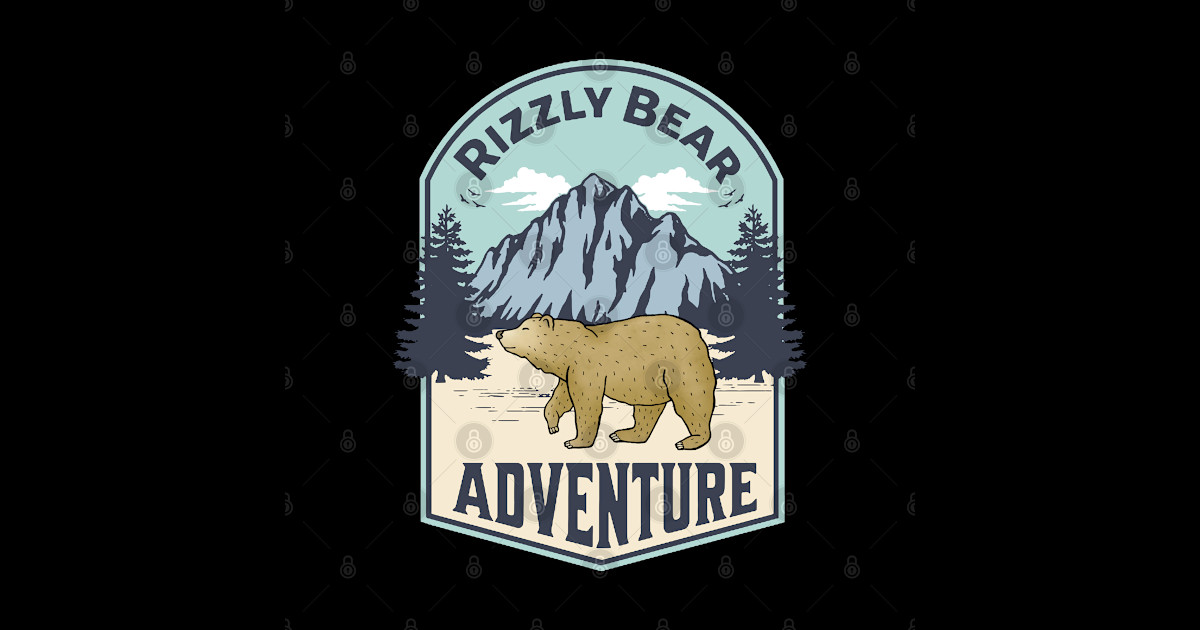 Rizzly Bear - Rizzly Bear - Sticker | TeePublic