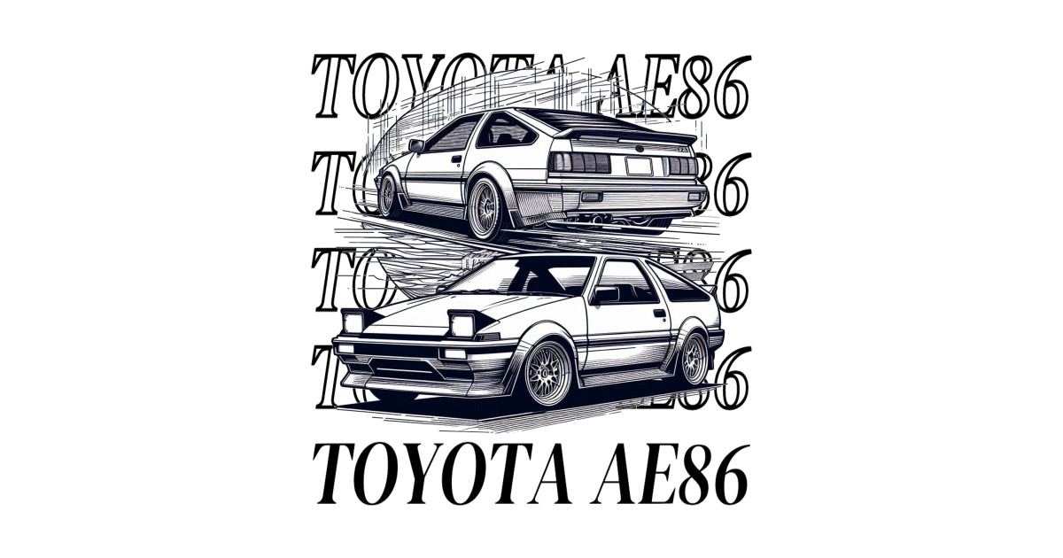 toyota AE86 - Ae86 - T-Shirt | TeePublic