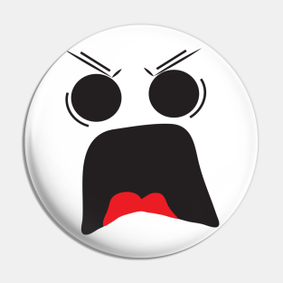 Angry Symbols Face Emoji Pins and Buttons for Sale | TeePublic