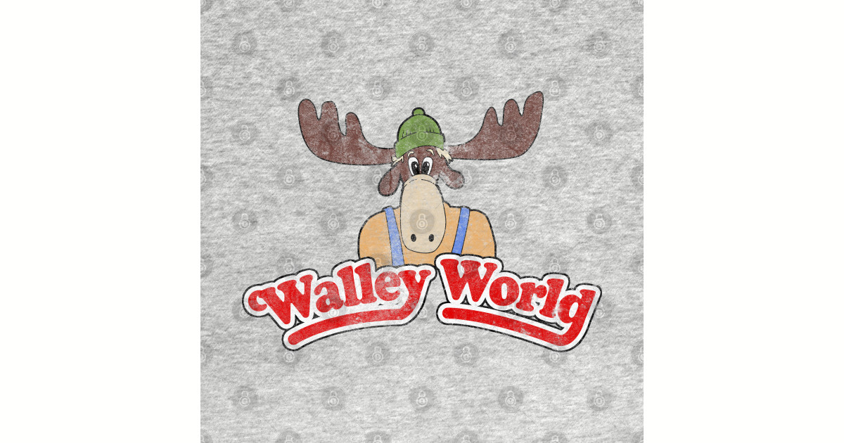 Walley World - Grunge - Theme Park - Sticker | TeePublic